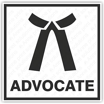 The Logo Man Advocate 3D Emblem Decal Car Bike Sticker Logo: Amazon.in ...
