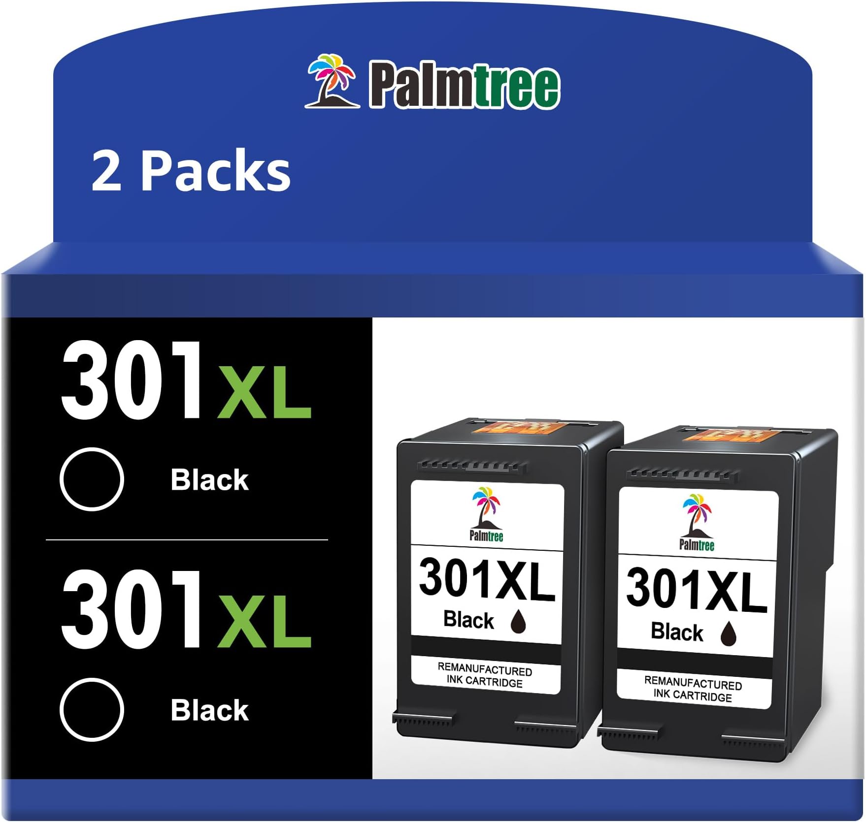Palmtree Cartucce 301 Sostituzione per Cartuccia HP 301 Nero, 301 XL ...