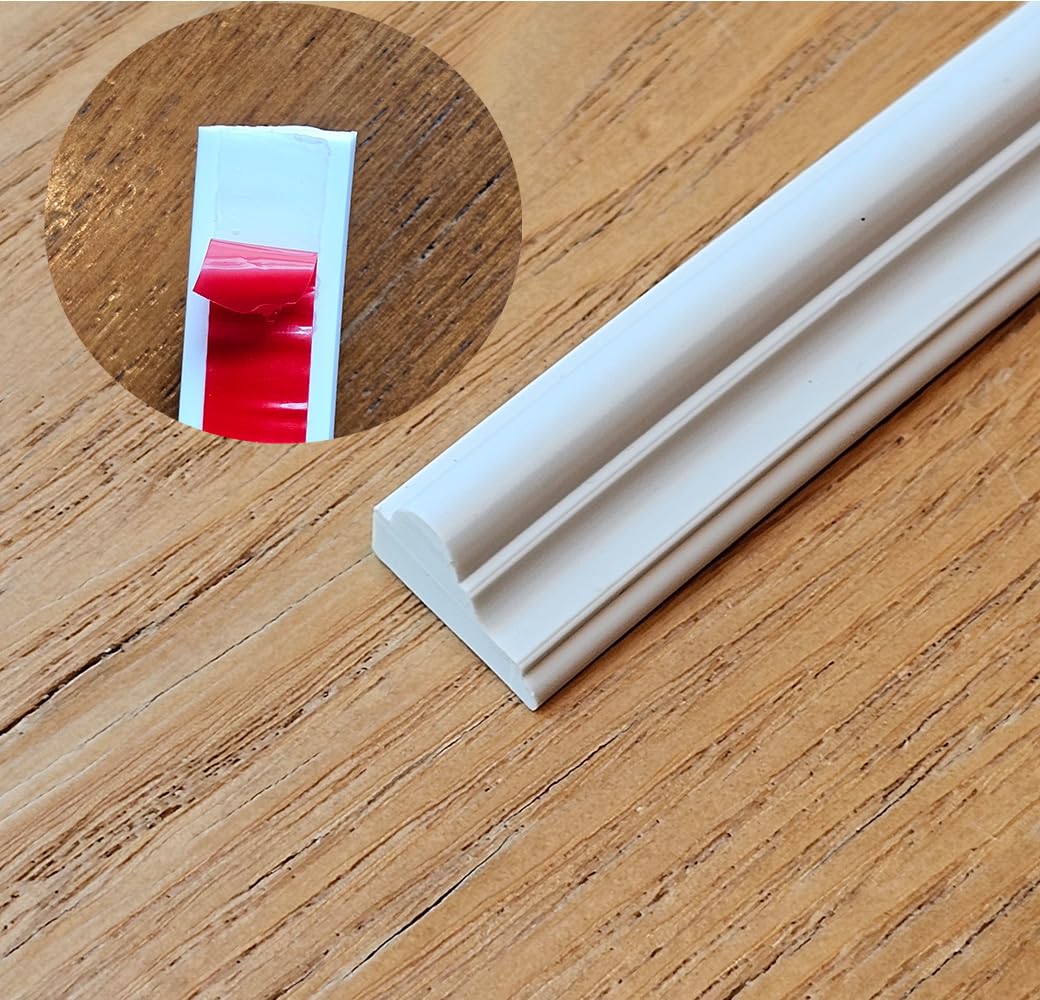 Amazon.com: Door Mouldings, Peel and Stick Wall Molding Trim Flexible ...