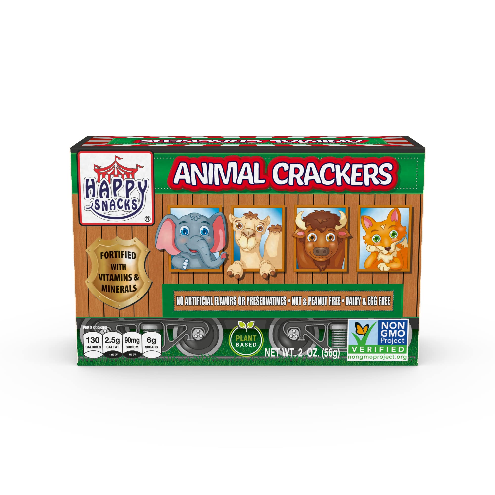 Snapklik.com : Happy Snacks Animal Crackers - Non GMO Plant Based ...