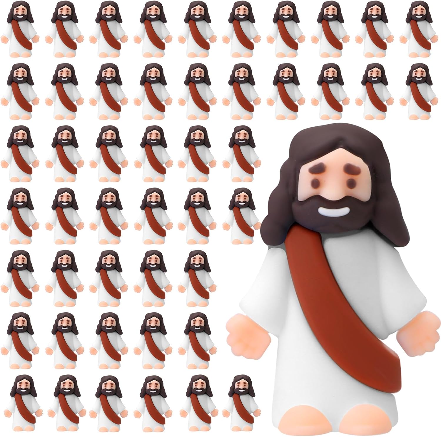 Amazon.com: Sumind 50 Pcs Little Jesus Figures Original Design Miracle ...