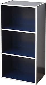 Amazon.com: Yamazen GCB-3 (NV/WH) 3 Tier Color Box, Navy : Home & Kitchen