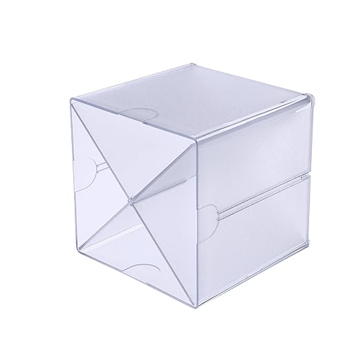 Amazon.com: Deflecto Stackable Cube Organizer - X Divider, Clear ...