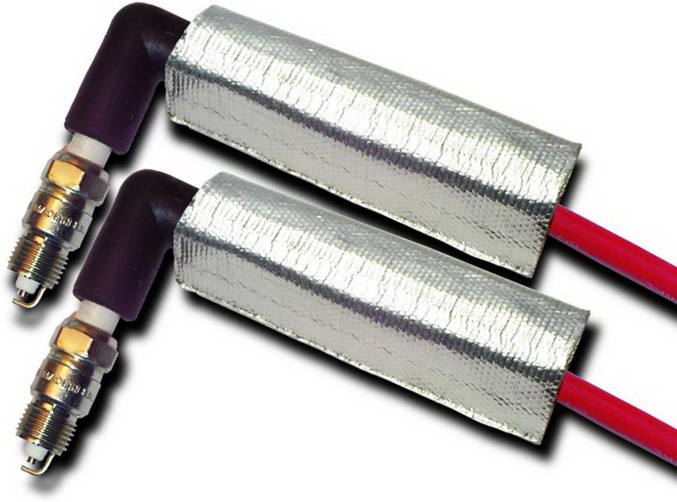 Amazon.com: Thermo-Tec 14250 4-Dual Layer Plug Wire Heat Shield ...