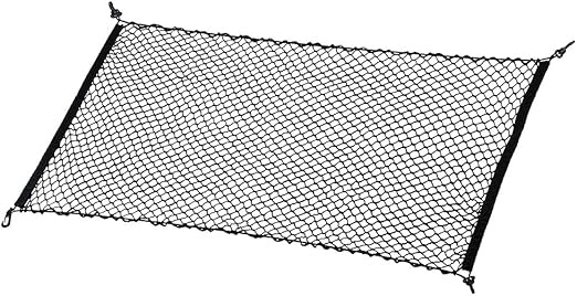 MICTUNING Rear Cargo Net,Cargo Net Car Car Boot Cargo Net with 4 Hooks ...