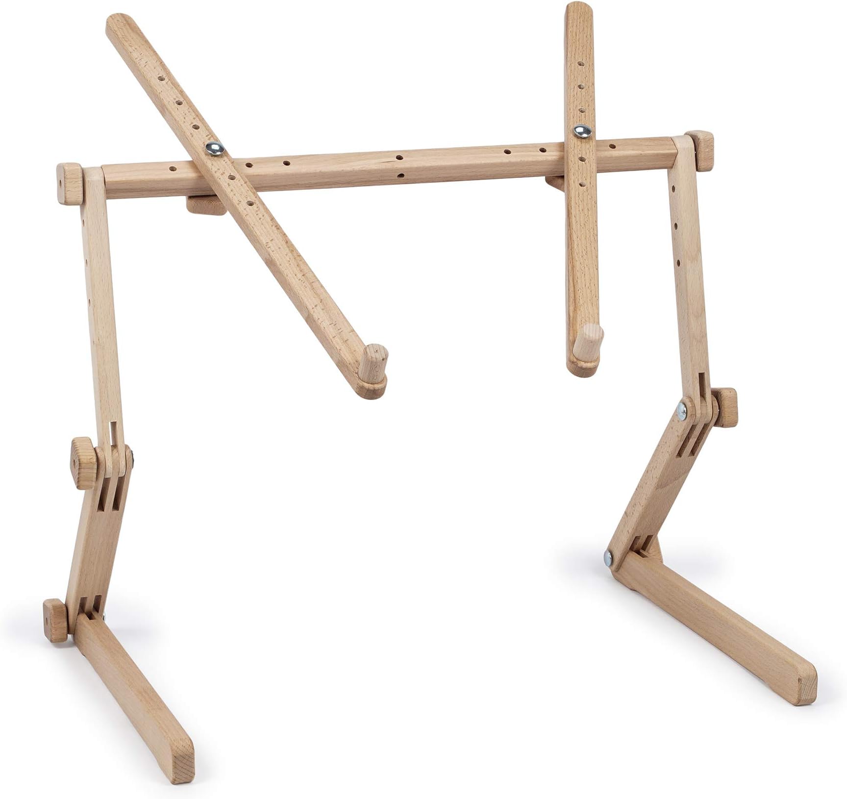 Amazon.com: Ejoyous Cross Stitch Frame Floor Stand Adjustable Wooden ...