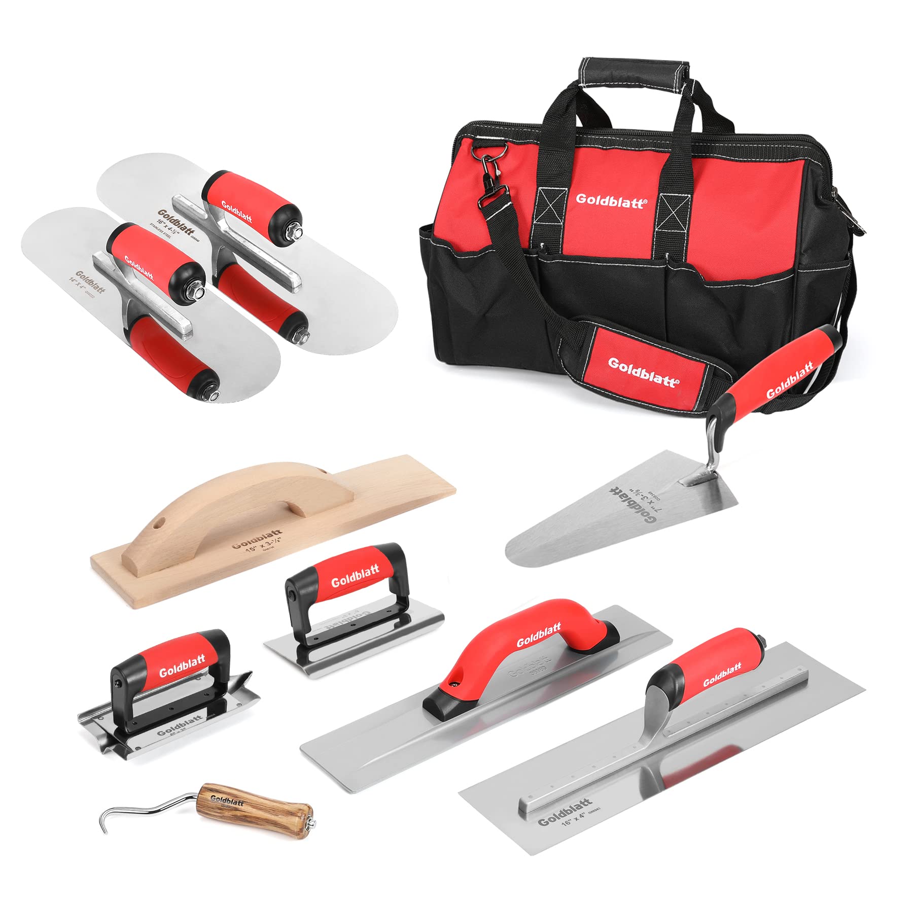 Buy Goldblatt 8 Piece Masonry Hand Tool Set & 2 Pieces Stainless Steel ...