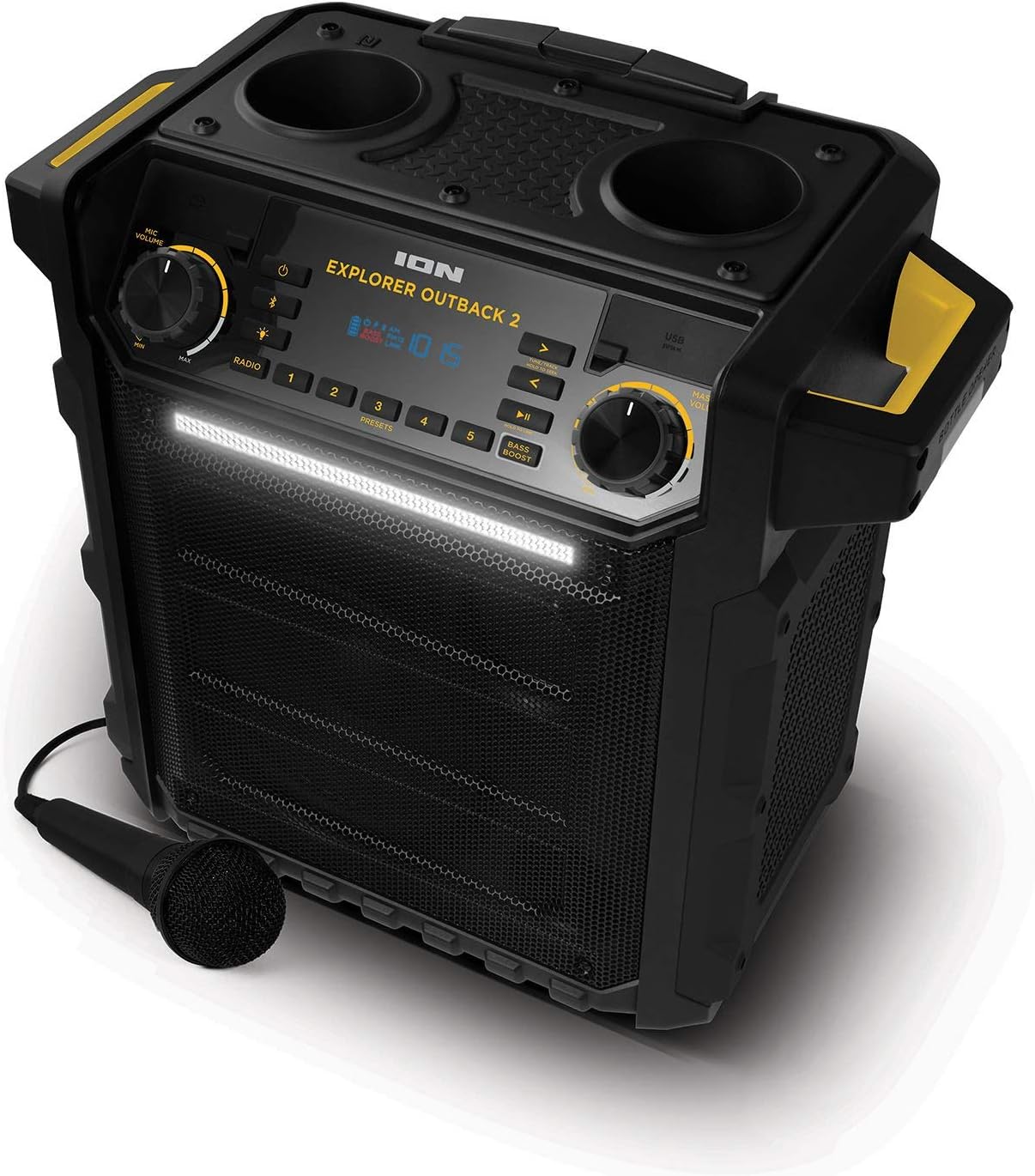 Amazon.com: Ion Explorer Outback 2 Bluetooth Water Resistant Speaker ...