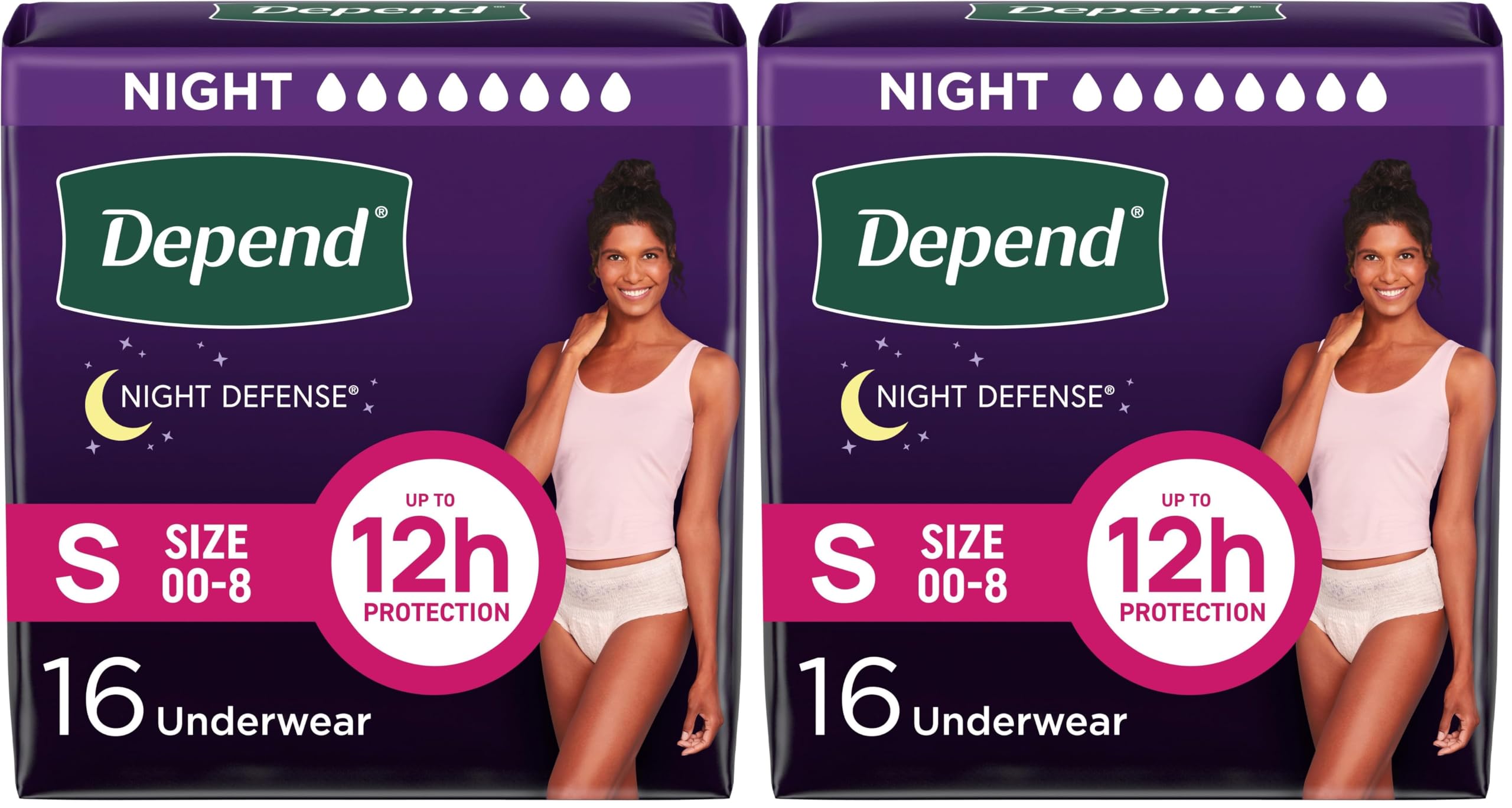 Snapklik.com : Depend Night Defense Adult Incontinence Underwear For ...