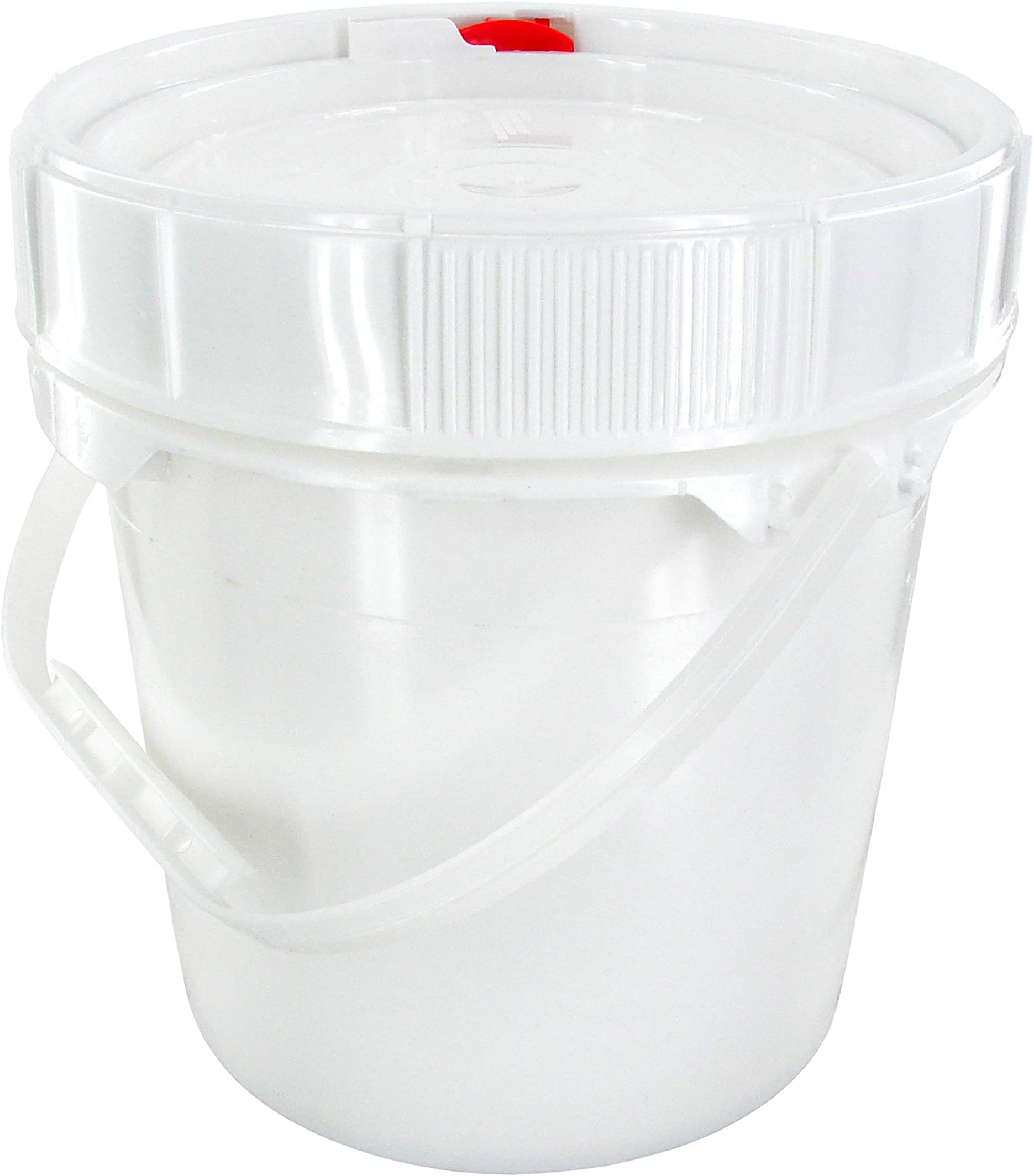 Amazon.com: Screw Top Life Latch 90 mil Bucket - 5 Gallon, White Lid ...