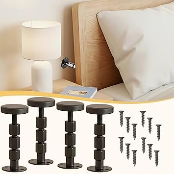 Amazon.com: 4Pcs Adjustable Threaded Bed Frame Anti-Shake Tool for Bed ...