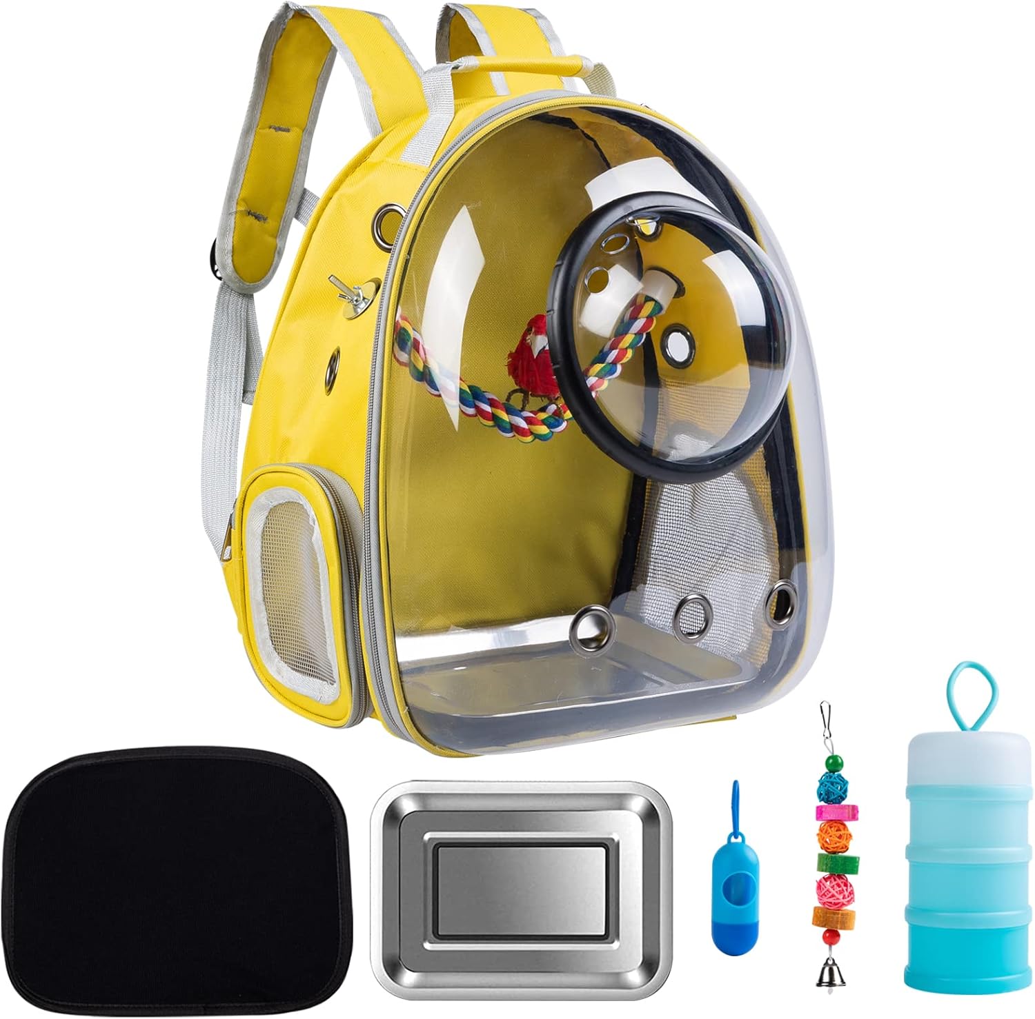 Amazon.com : Bird Carrier Backpack Travel Cage - Lightweight Breathable ...