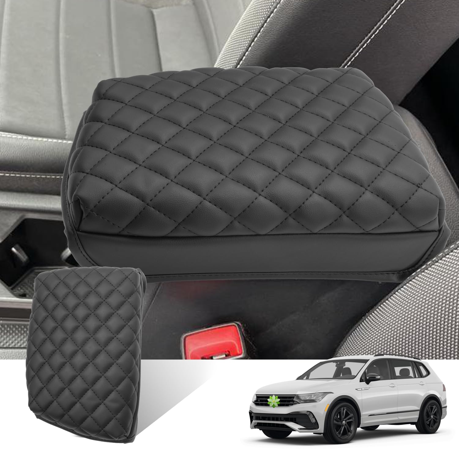 Amazon.com: Ruiya VW Tiguan Center Console Cover,for Volkswagen Tiguan ...