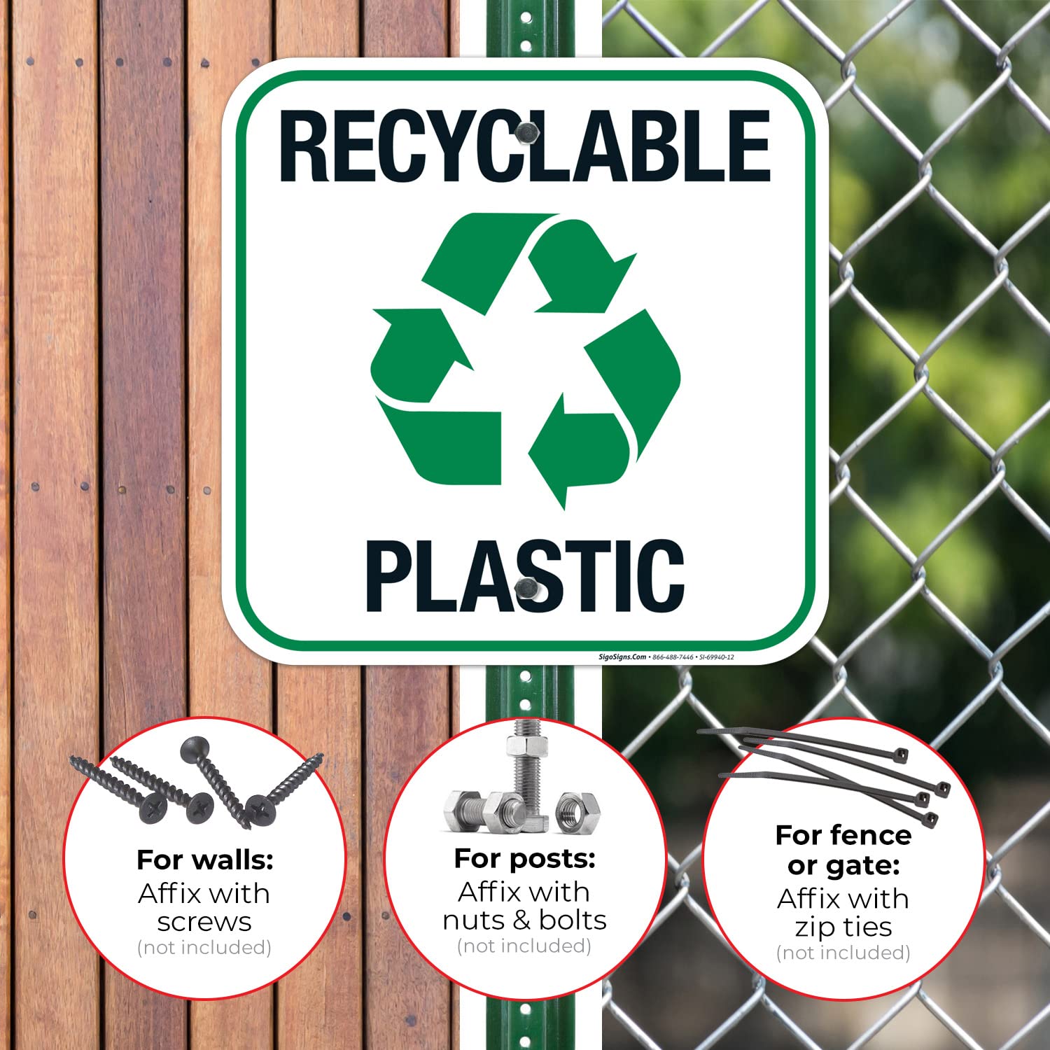 Recycling Signs Plastic