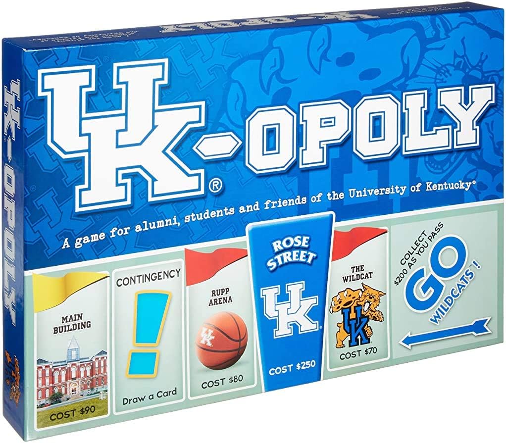 Amazon.com: Late for the Sky University of Kentucky Monopoly Blue ...
