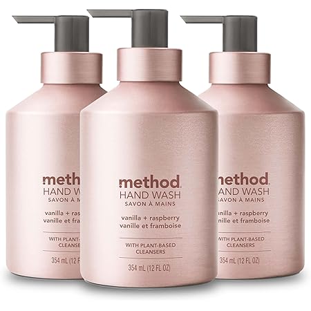 Amazon.com : Method Gel Hand Soap, Vetiver + Amber, Reusable Black ...