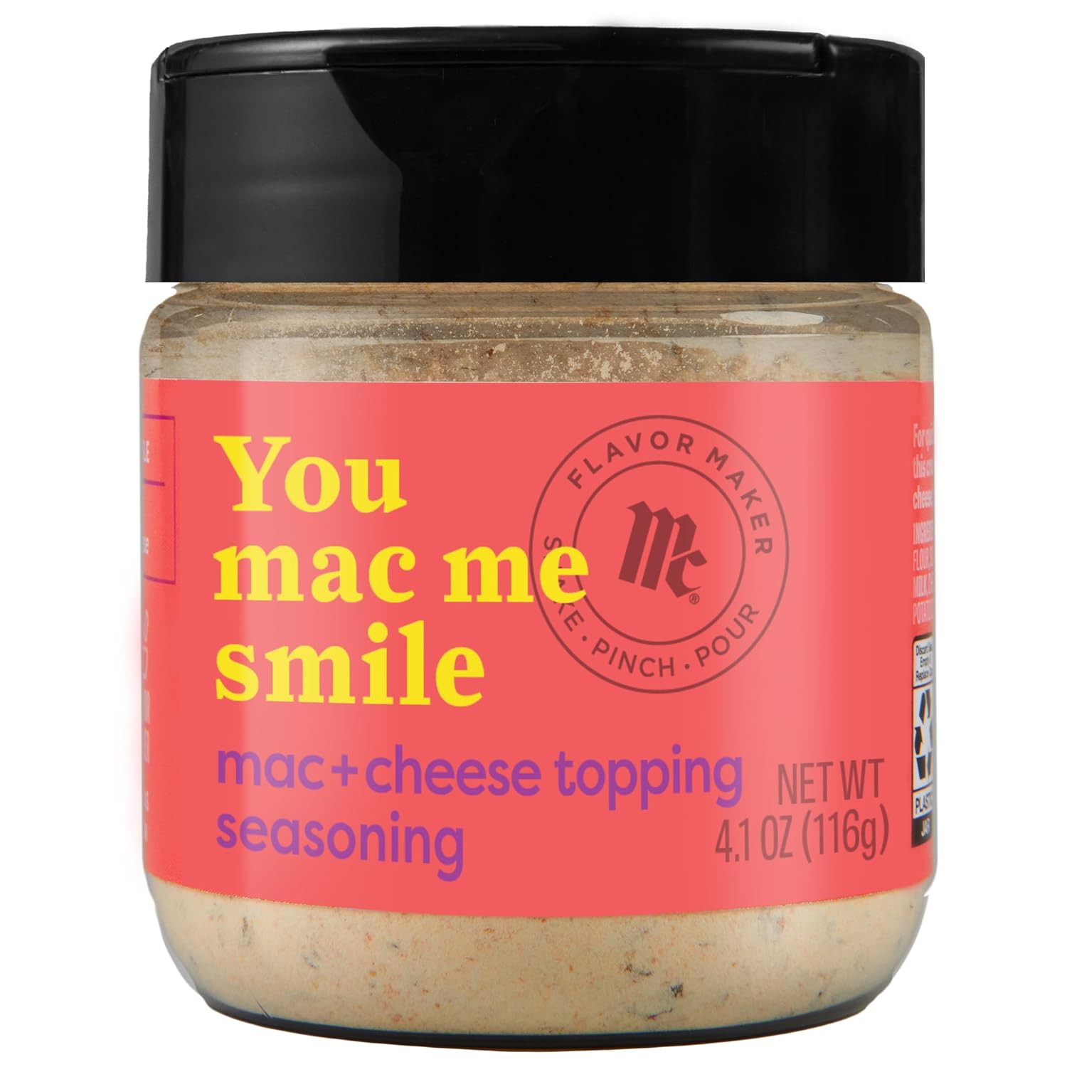 Amazon.com: McCormick Mac + Cheese Topping Seasoning, Flavor Maker, 4.1 oz