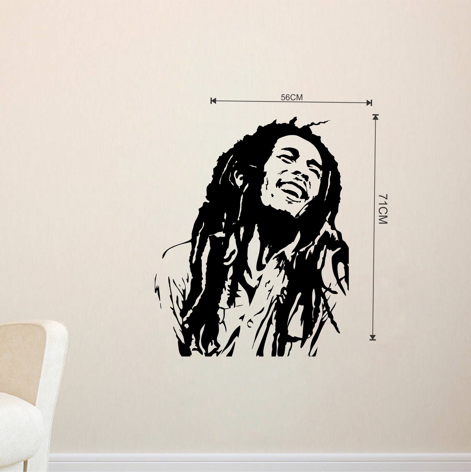 Silueta Lateral De Bob Marley Hotsaucesneakers_id | Landed Pre Order