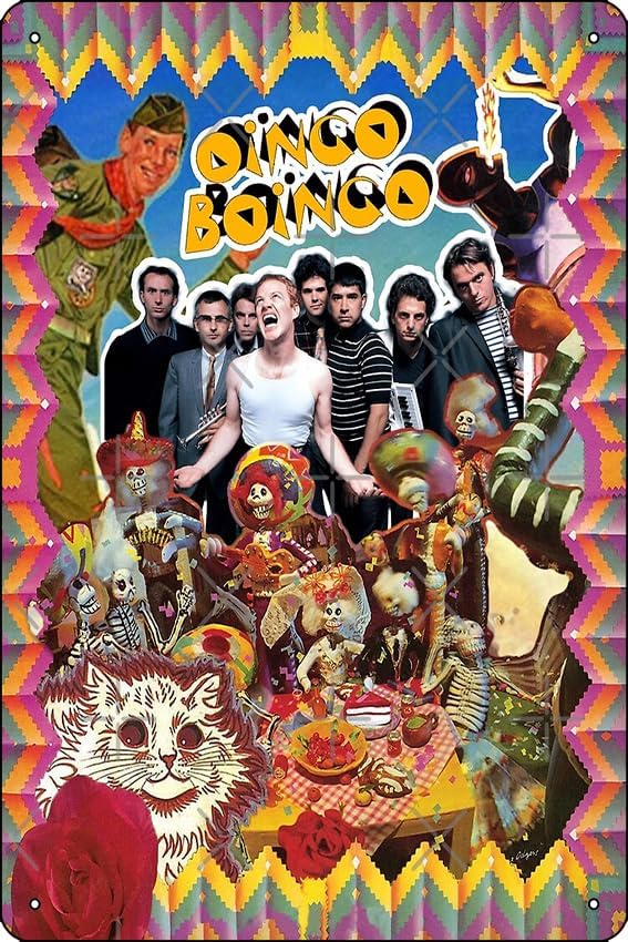 Amazon.com: Oingo Boingo Poster Metal Tin Sign 12 X 8 Inch Funny Man ...