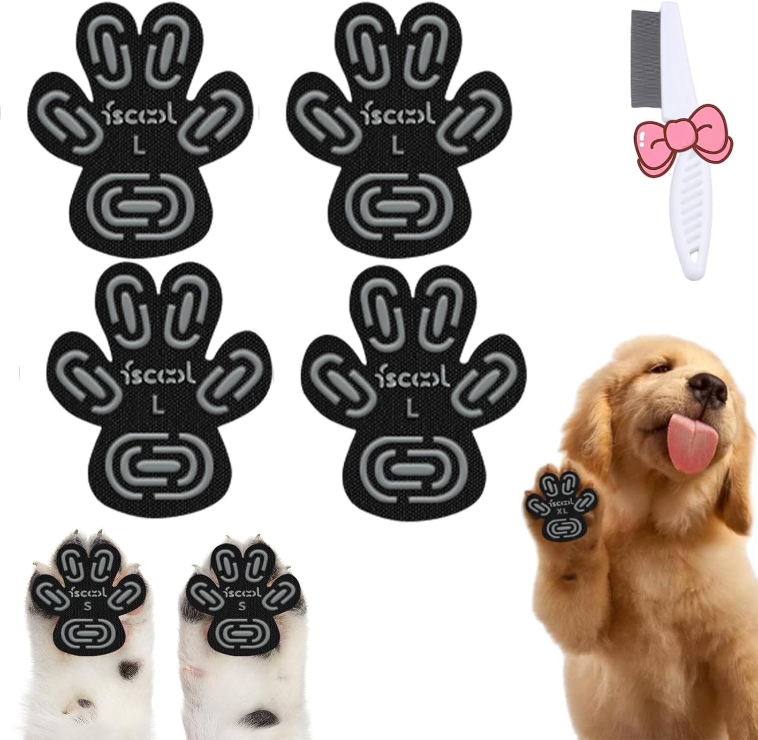 Amazon.com : Peel and Stick Dog Paw Pads, Paw Protectors for Dogs Hot ...