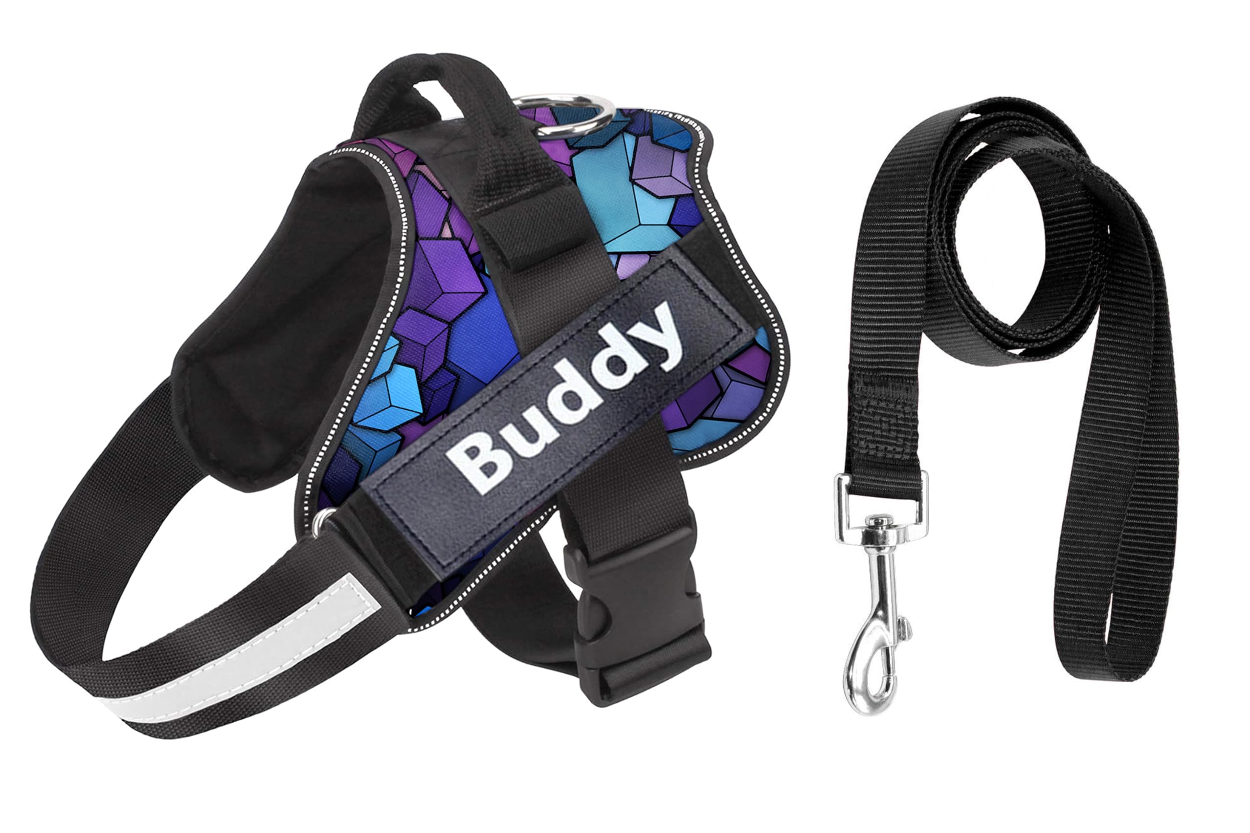 Aik India Reflective Dog Harness and Leash for Small Medium Large Dogs ...