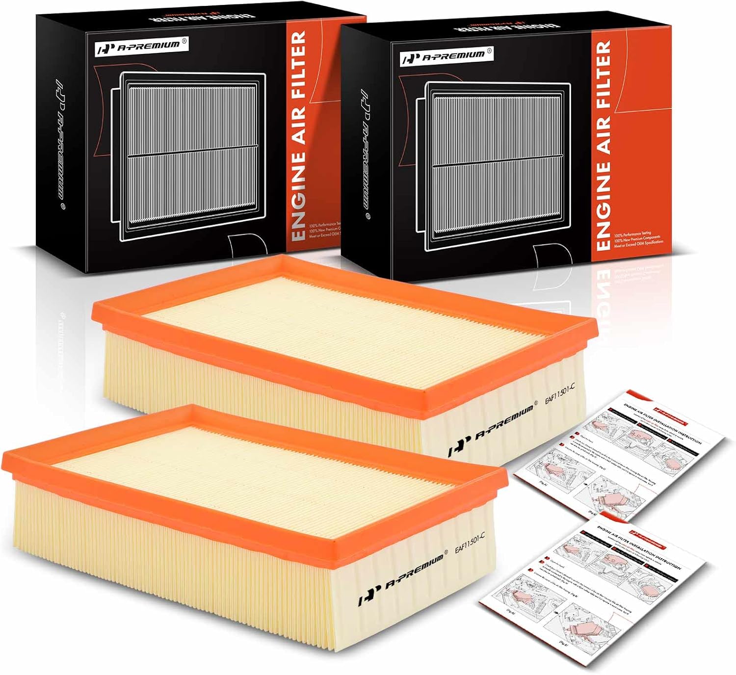 Amazon.com: A-Premium 2-PC Engine Air Filter Compatible with Buick ...