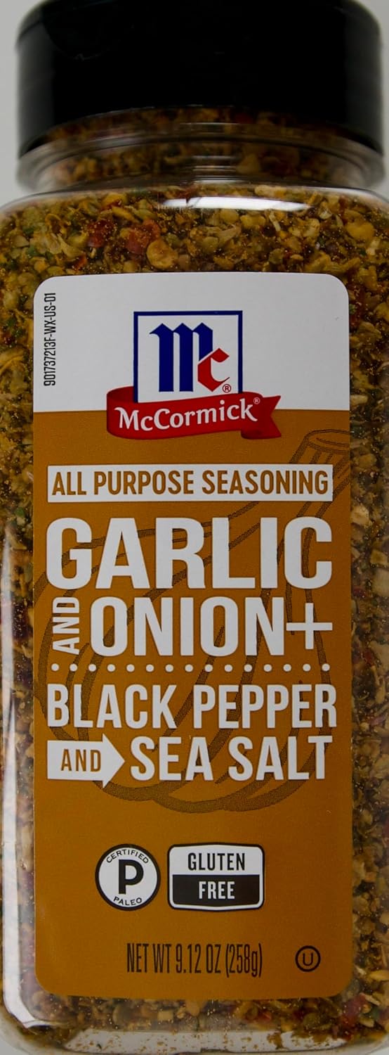 Amazon.com : McCormick Garlic, Onion, Black Pepper, Sea Salt, All ...