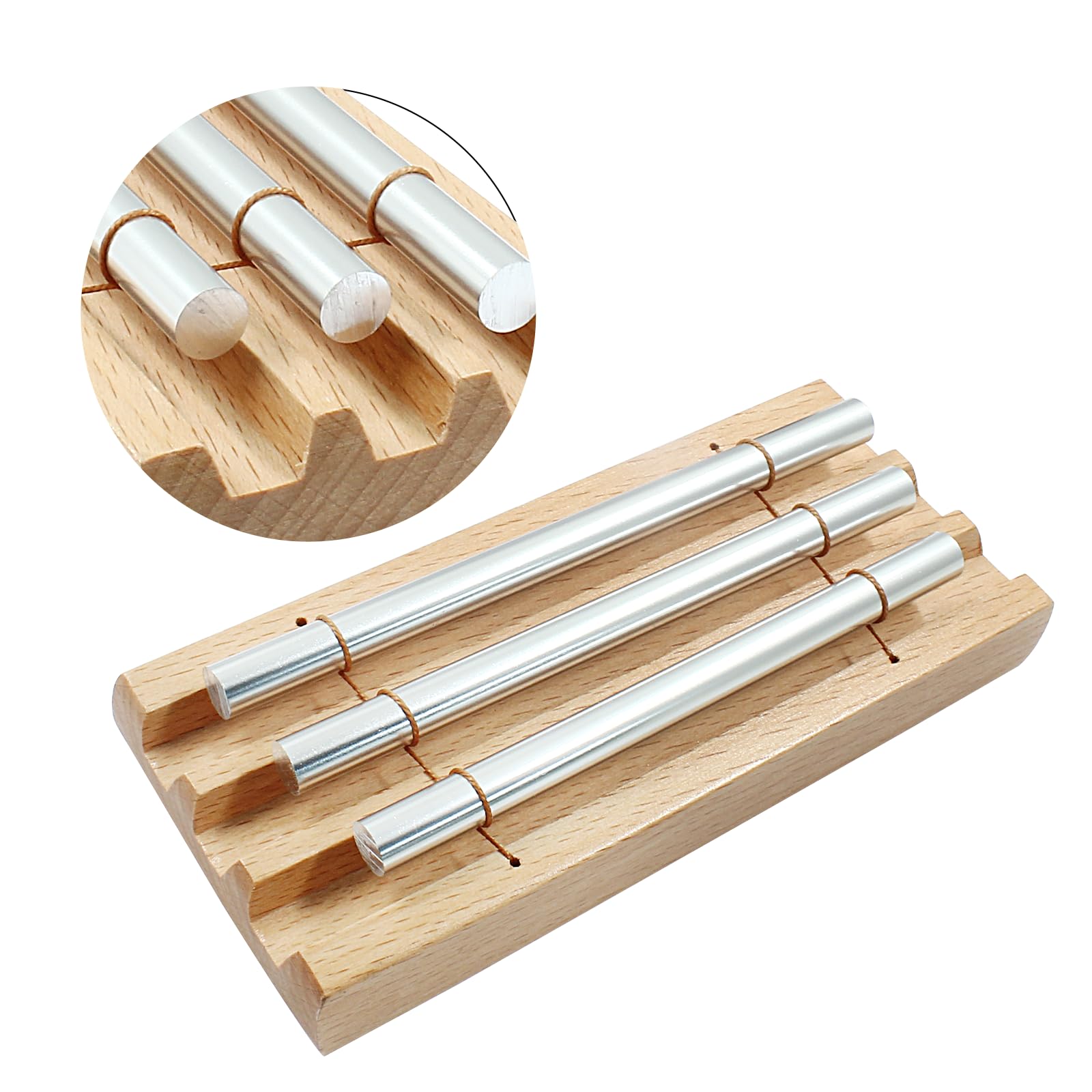 Snapklik.com : Luomorgo 2 Sets Meditation Chimes, Three Tone Hand ...