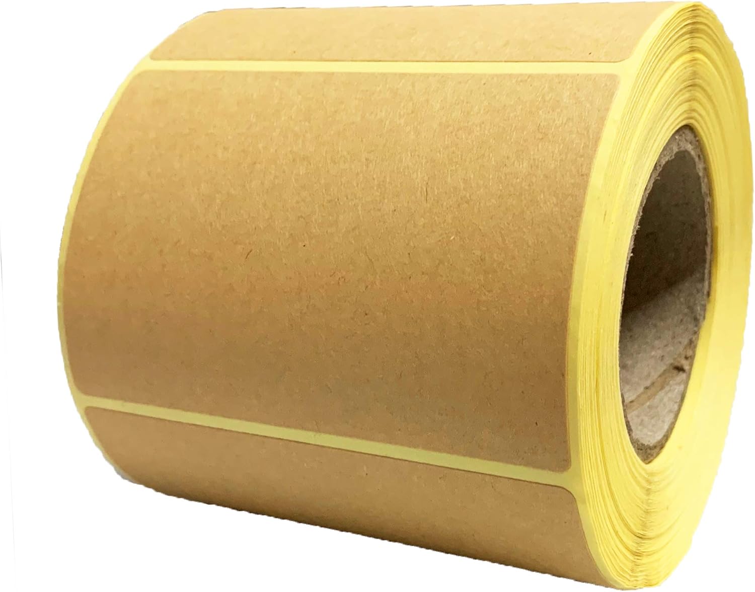 Pack of 300 - Kraft Brown Stickers Labels, 75 x 50mm : Amazon.co.uk ...