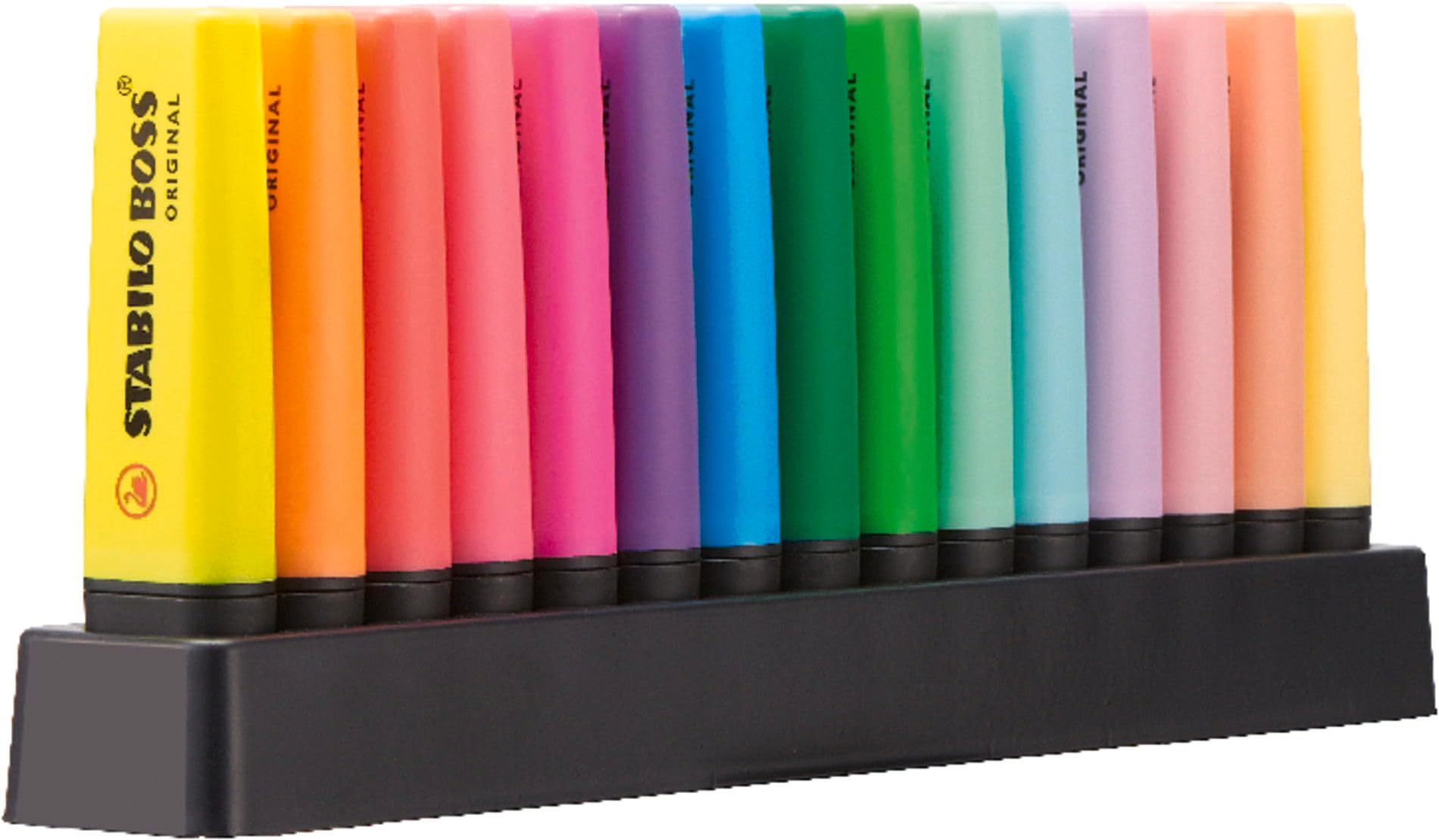 STABILO BOSS ORIGINAL - 9 tonos neón : Amazon.com.mx: Oficina y papelería