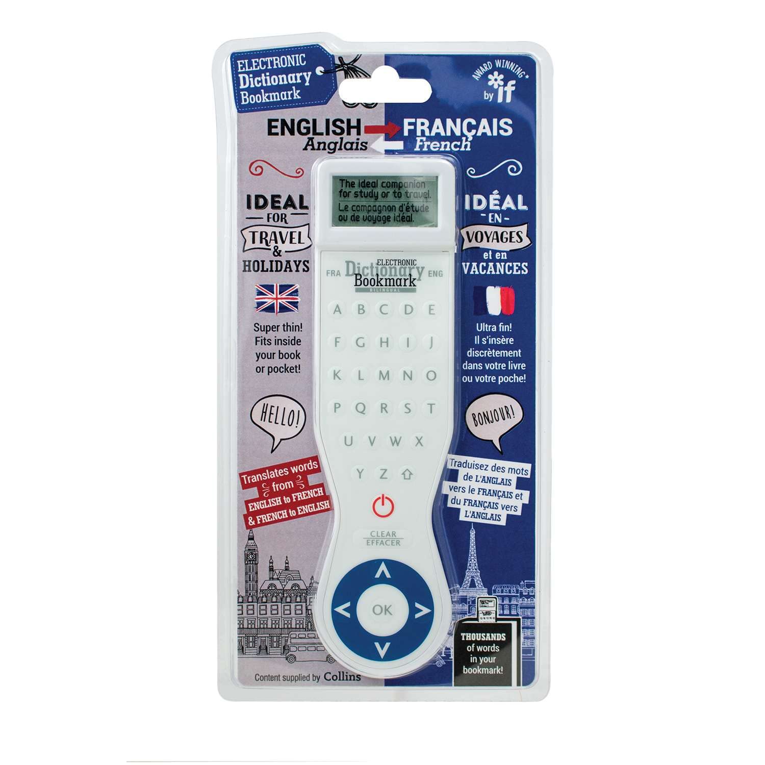 French Electronic Dictionary Bookmark Translation Edition : Amazon.co ...