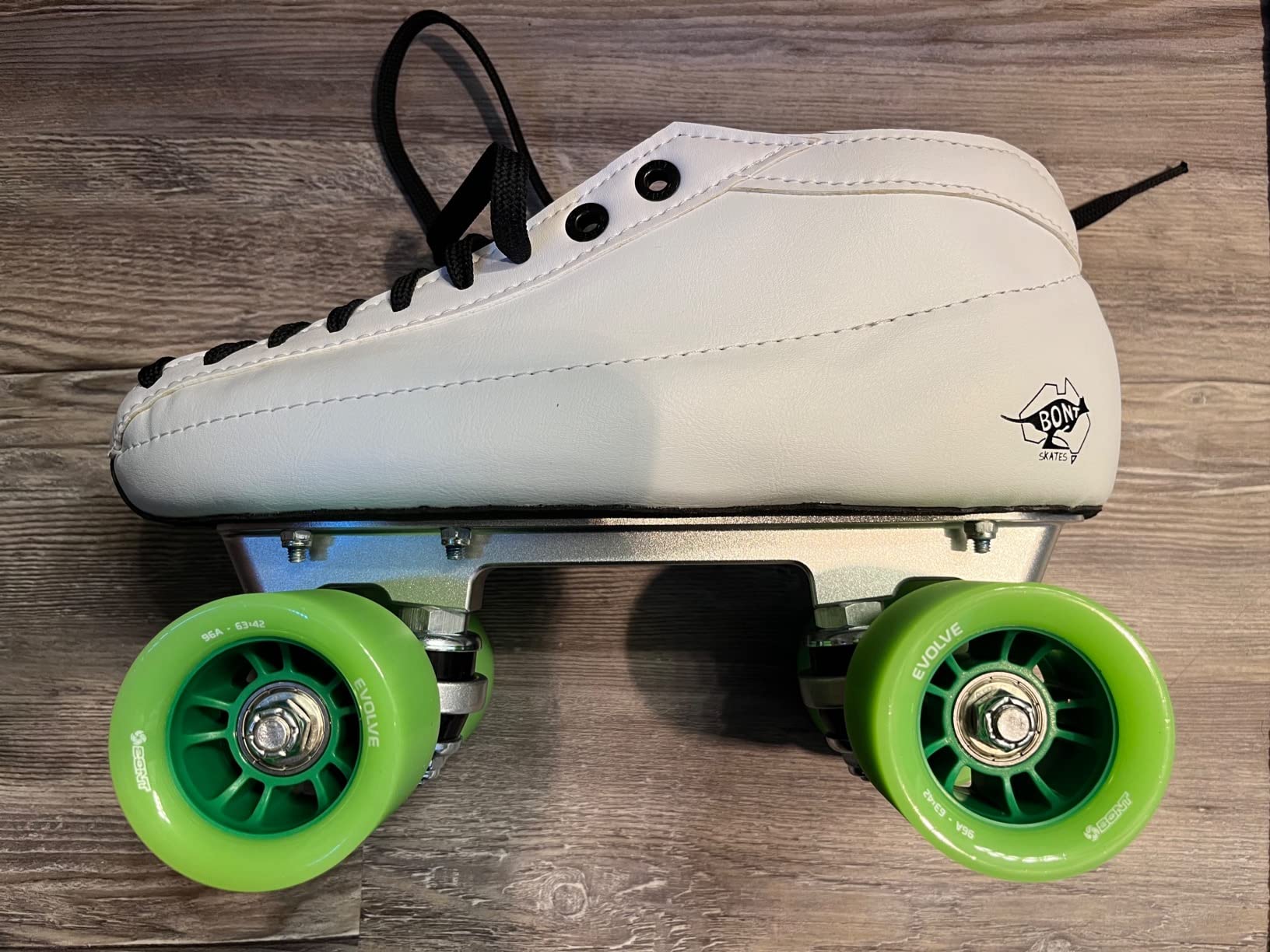 $25/mo - Finance Bont Skates - White Racer Speed NTS Roller Skate ...