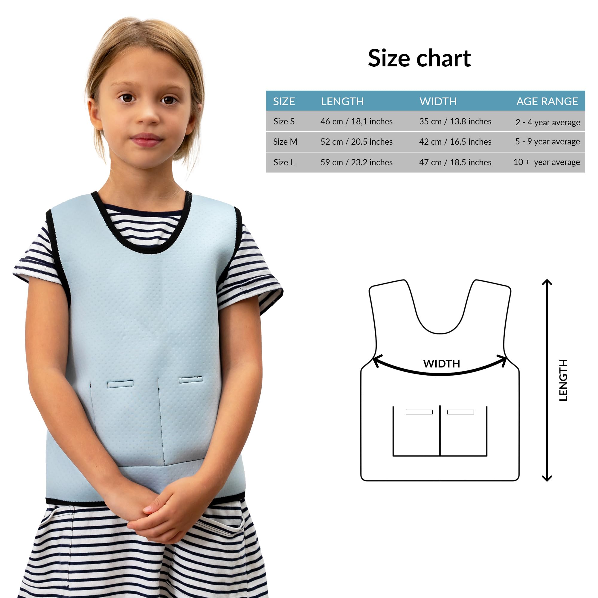 Snapklik.com : Weighted Vest For Kids Adjustable Weighted Vest ...