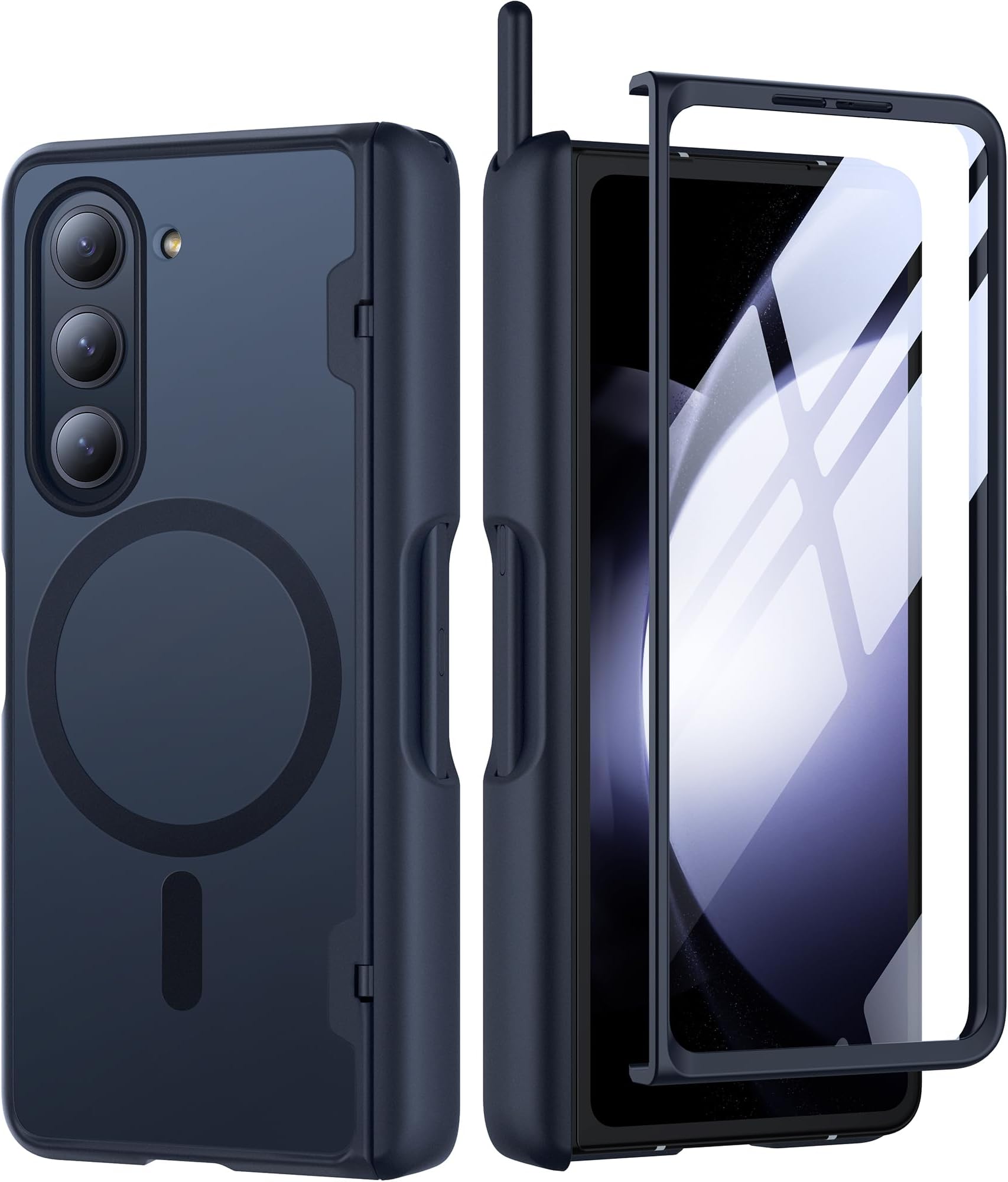 Amazon.com: OtterBox Galaxy Z Fold5 Defender Series XT Case - BLACK ...