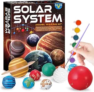 Solar System Painting Set - Paint Your Own Solar System Model Kit With ...