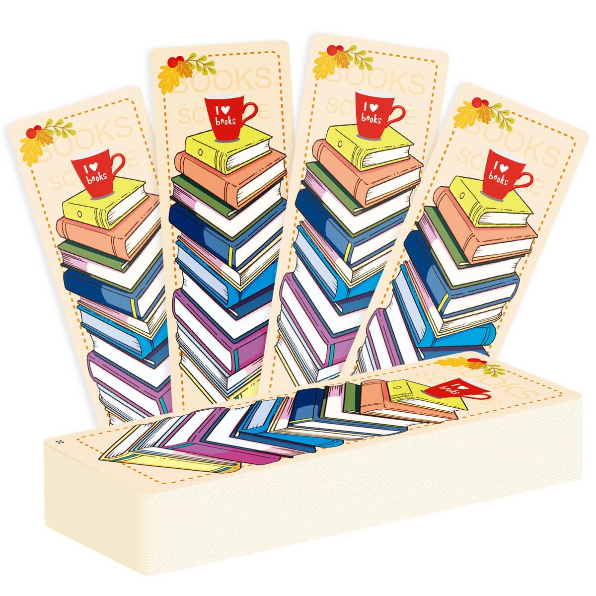 Amazon.com: Book Tracker Bookmarks Double-Sided Reading Page Markers ...