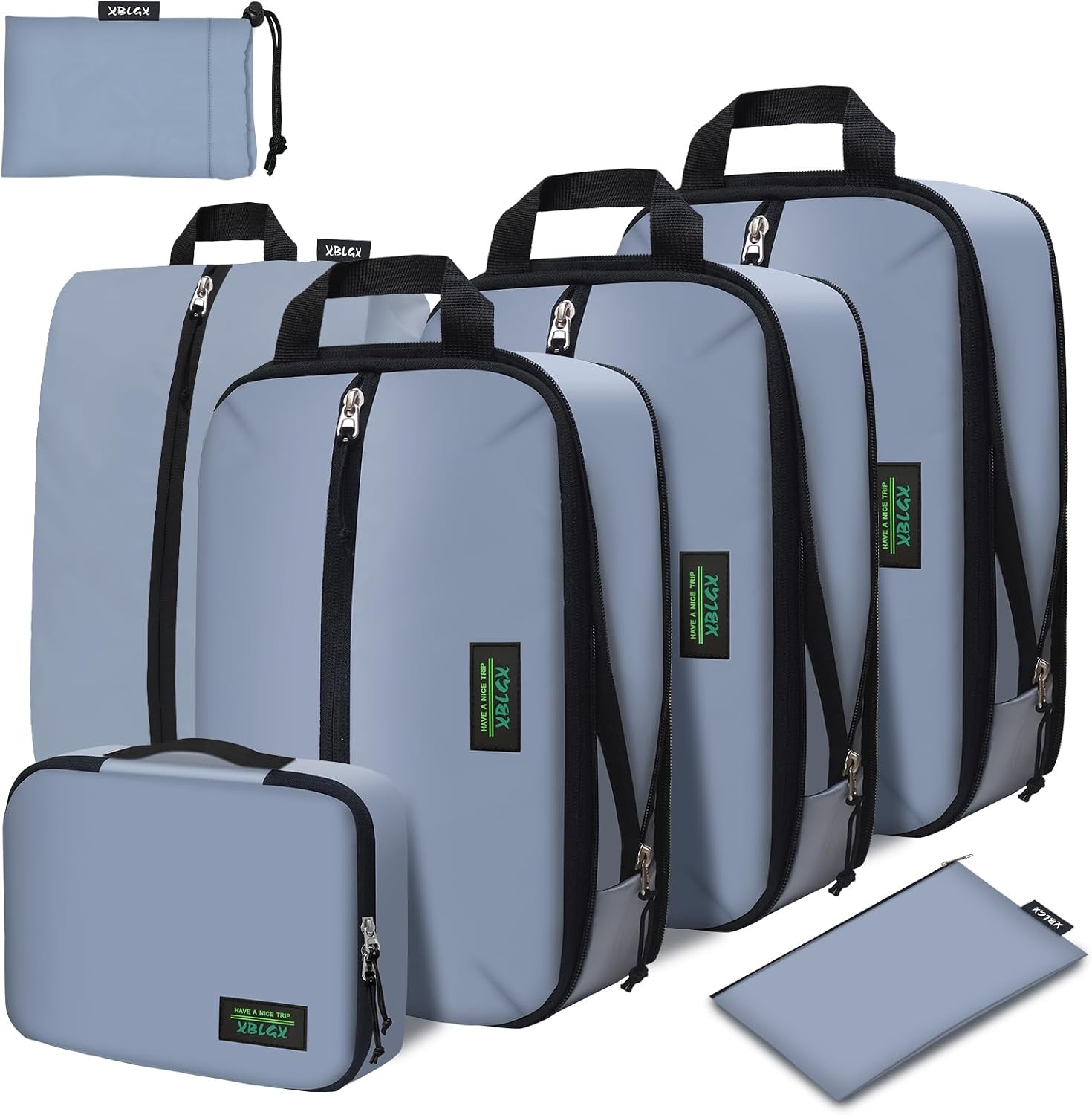 Amazon.com: Double Layer Source Compressed Packing Cube, 7-piece Set ...