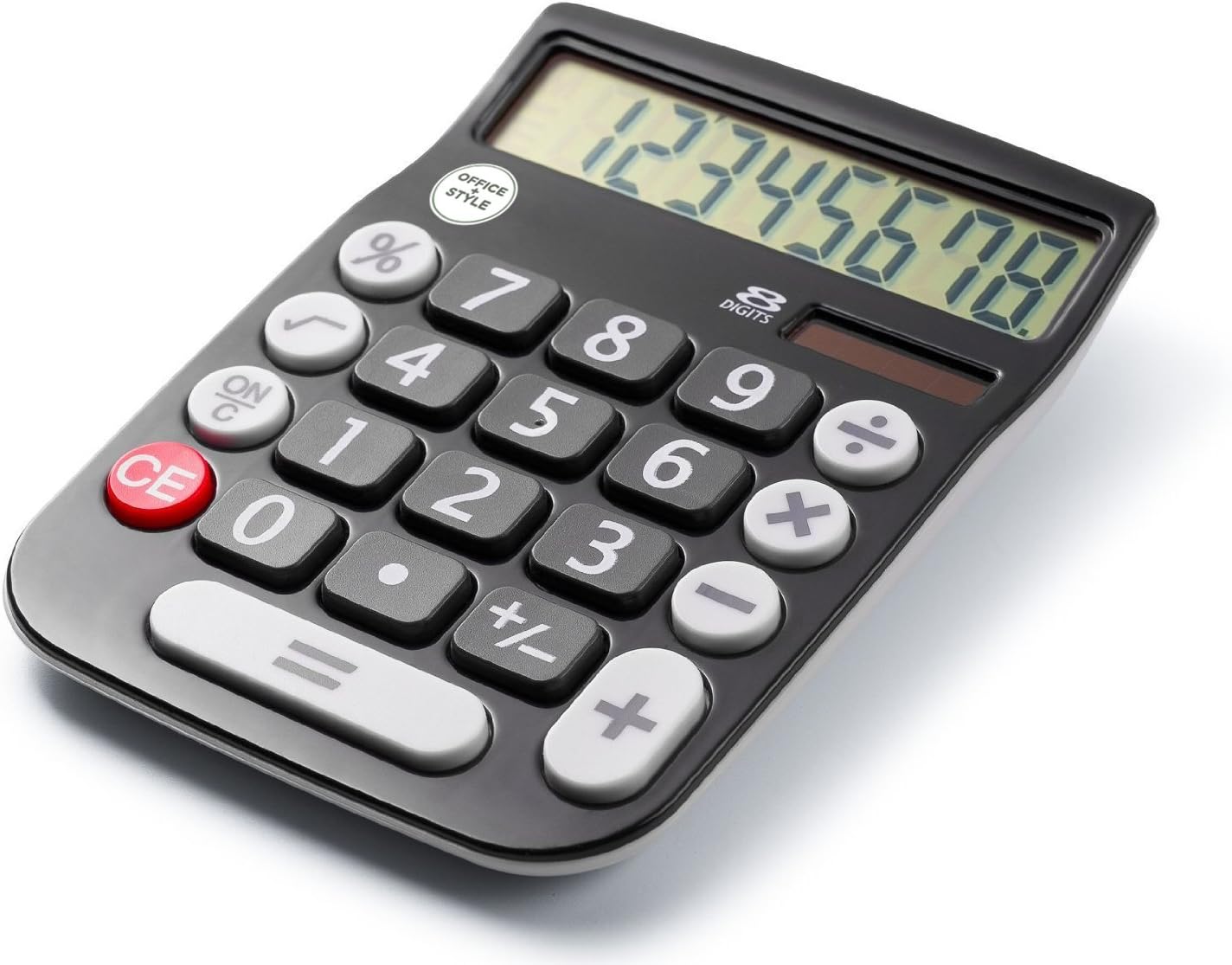 Amazon.com : Amazon Basics LCD 8-Digit Desktop Calculator, 1 Pack ...