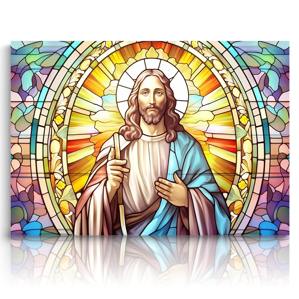 Jesus Christ Stained Glass Window