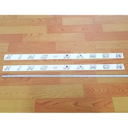 Amazon.com: 2pack OEM King Ranch Emblems Side Fender Letter Kingranch ...