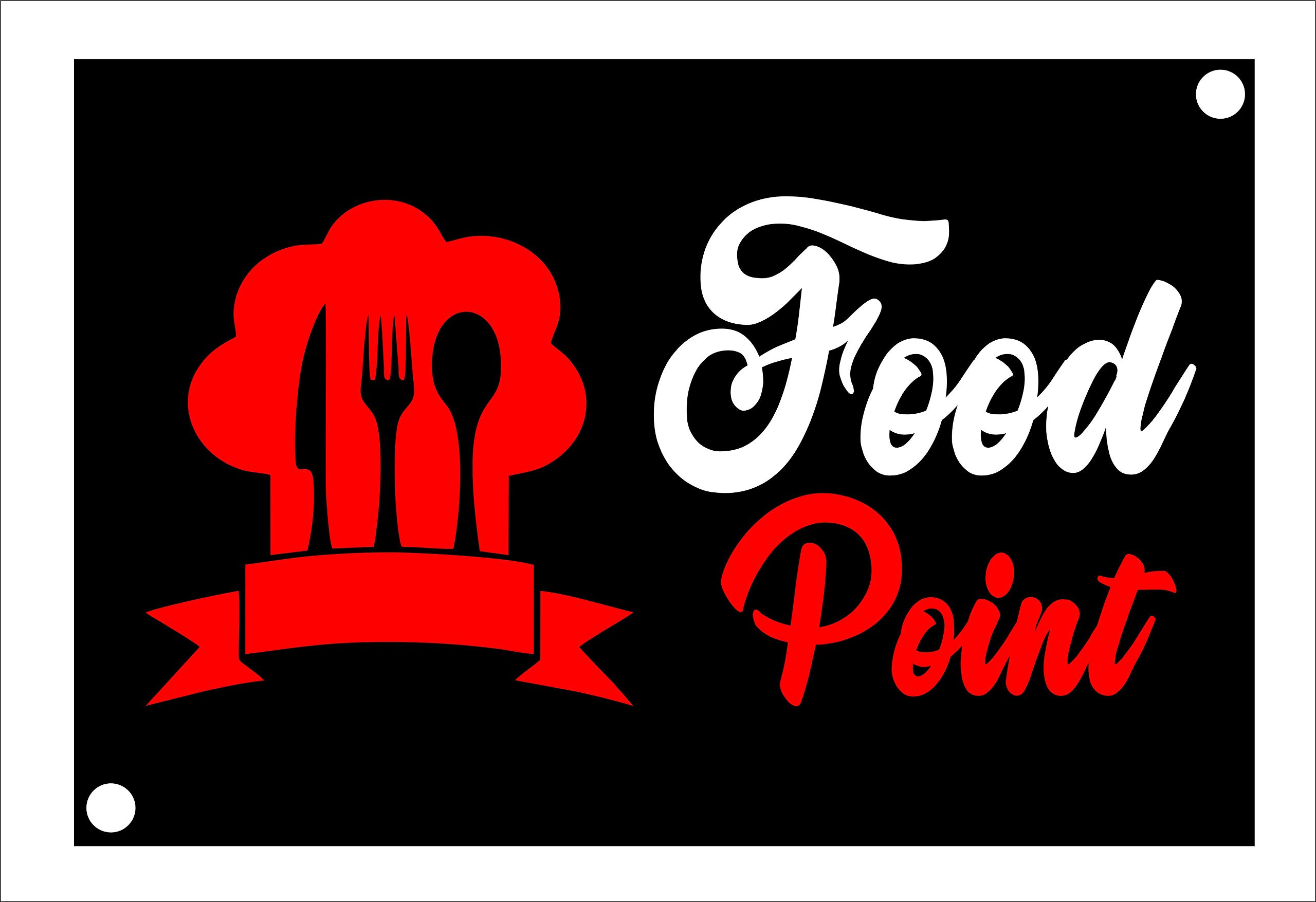 Buy SIGNOOGLE Food Point Theme Acrylic Laminated Sign Board Design For buy-signoogle-food-point-theme-acrylic-laminated-sign-board-design-for