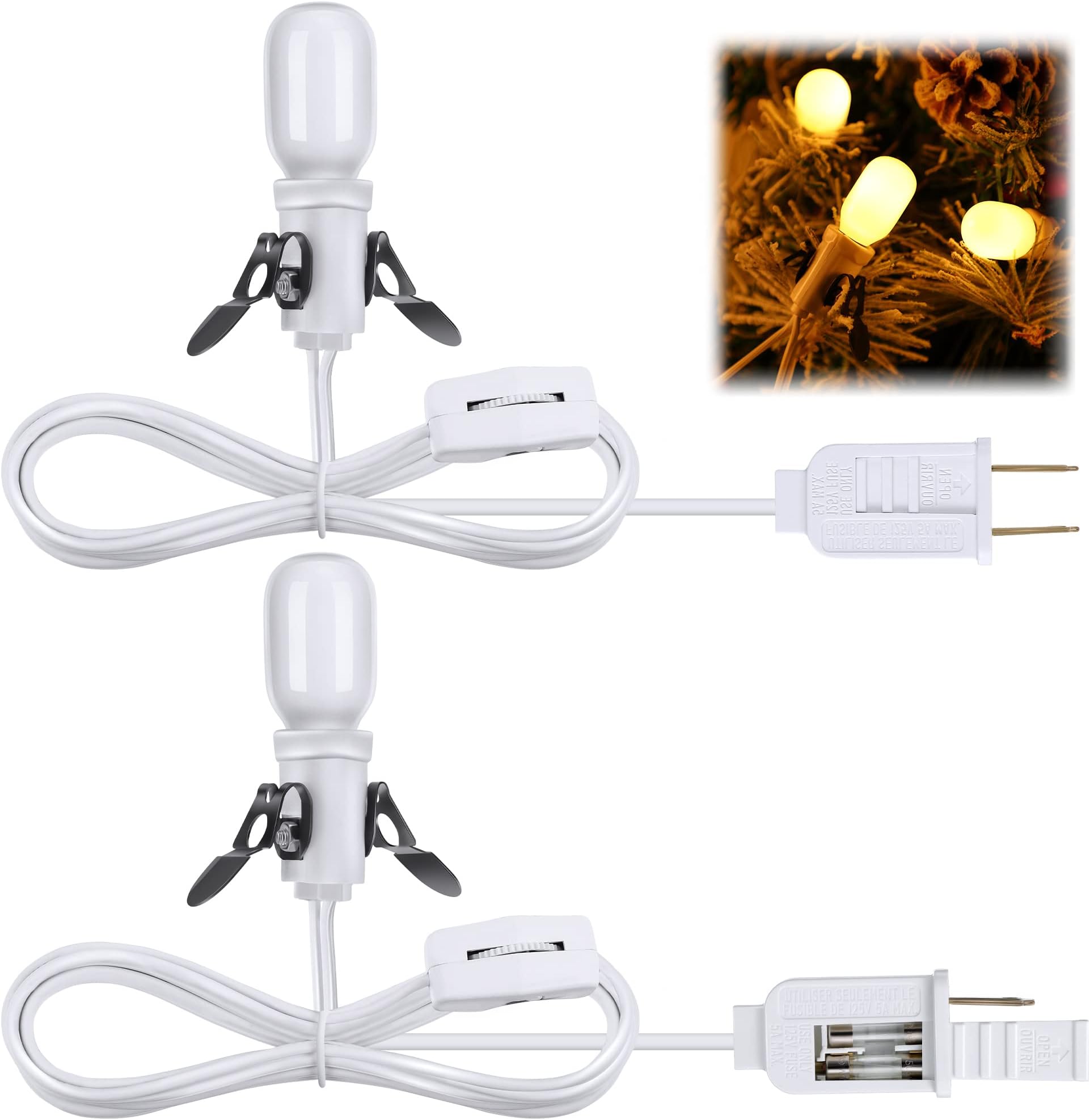 Amazon.com: Accessory Cord with Replacement Light Bulbs, 120V 0.7W Blow ...