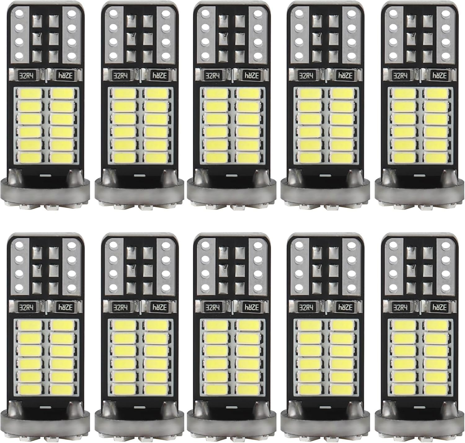 Amazon.com: cciyu 20 Pack BA9S Xenon White LED Lamp Instrument Cluster ...