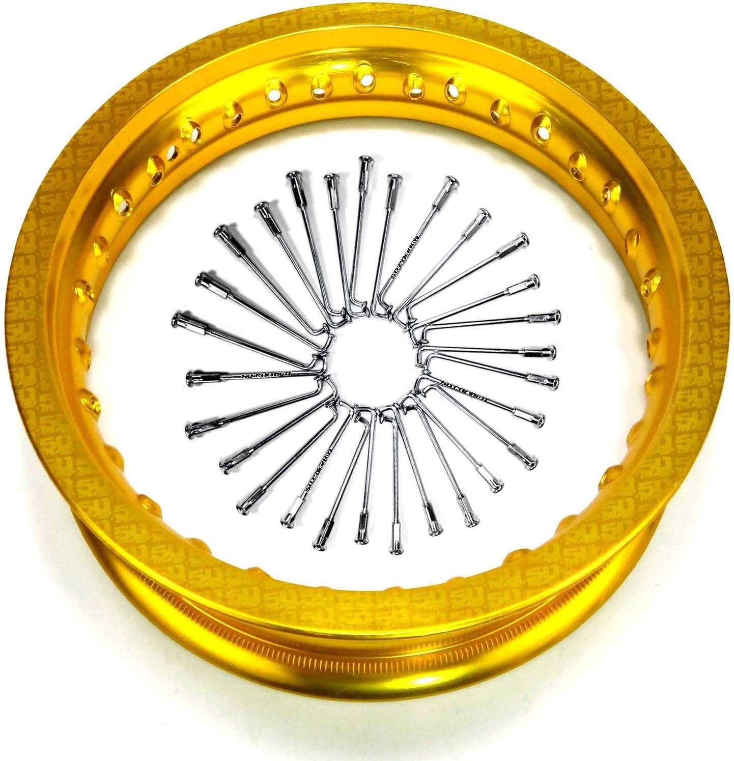 Amazon.com: 50 Caliber Racing Wheel Build Kit - 10 inch Aluminum Rim ...