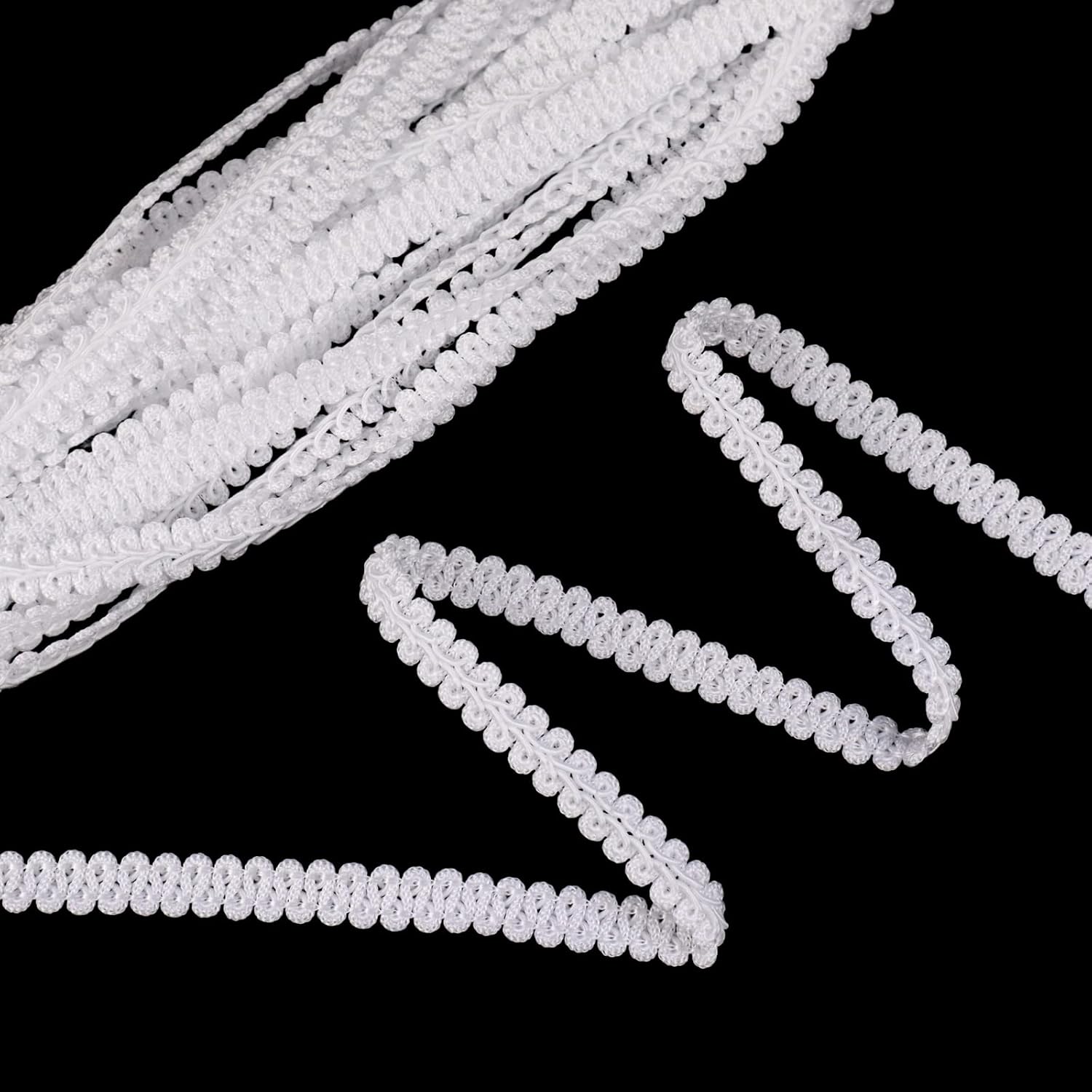 Amazon.com: Braid Gimp Trim 1/2 Inch Braided Cord Scalloped Edge Braid ...
