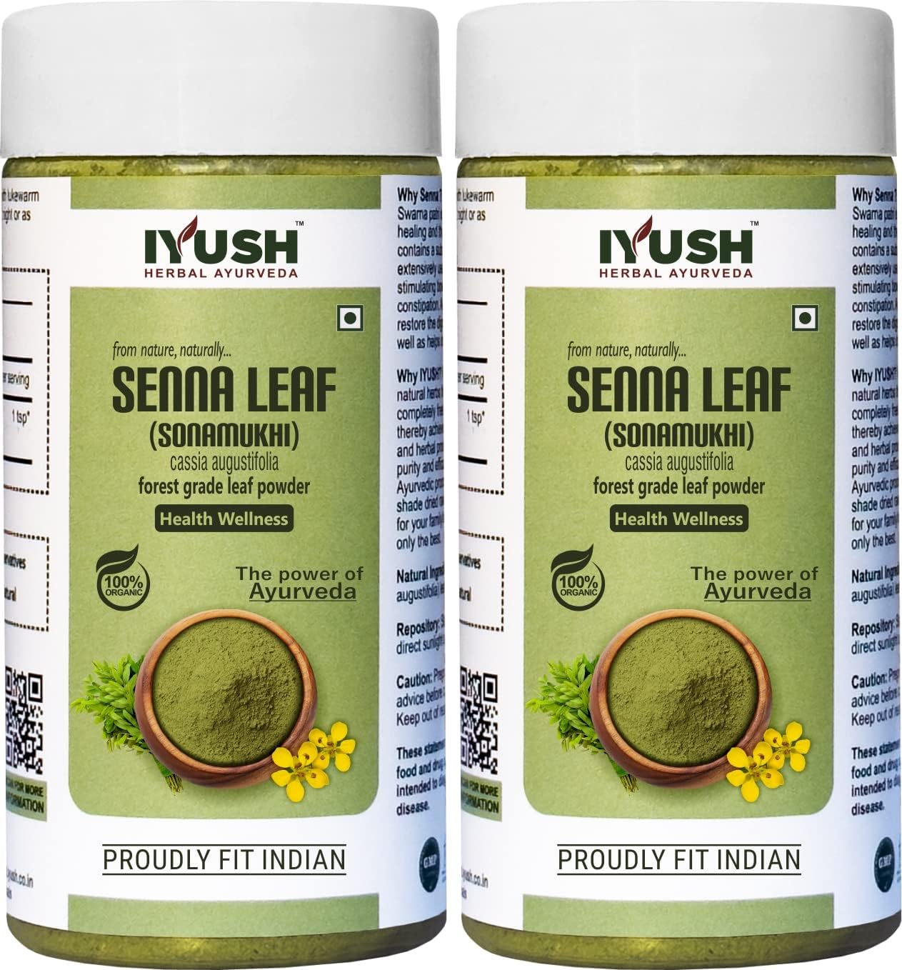 Iyush Herbal Ayurveda Senna Powder – 100 Gram | Sanay Patti Powder ...
