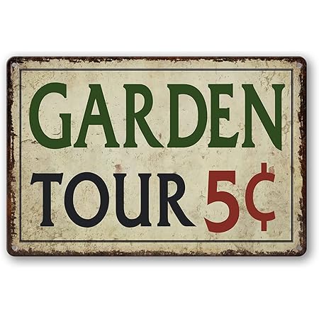 Amazon.com : ALL CHIC Garden Sign Garden Signs Decorative Outdoor ...
