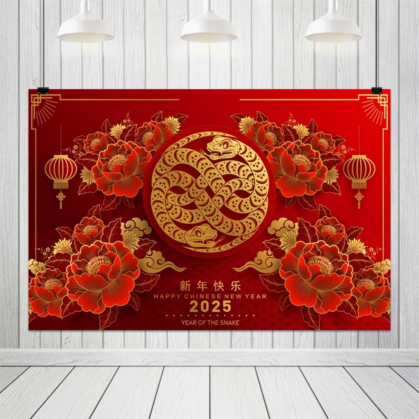 Chinese New Year Decorations 2025 Door 2025 Thai Year Of The Snake ...