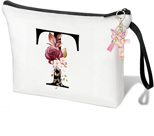 Teouuas Personalised Cosmetic Bag Personalised Cosmetic Bag Keyring ...