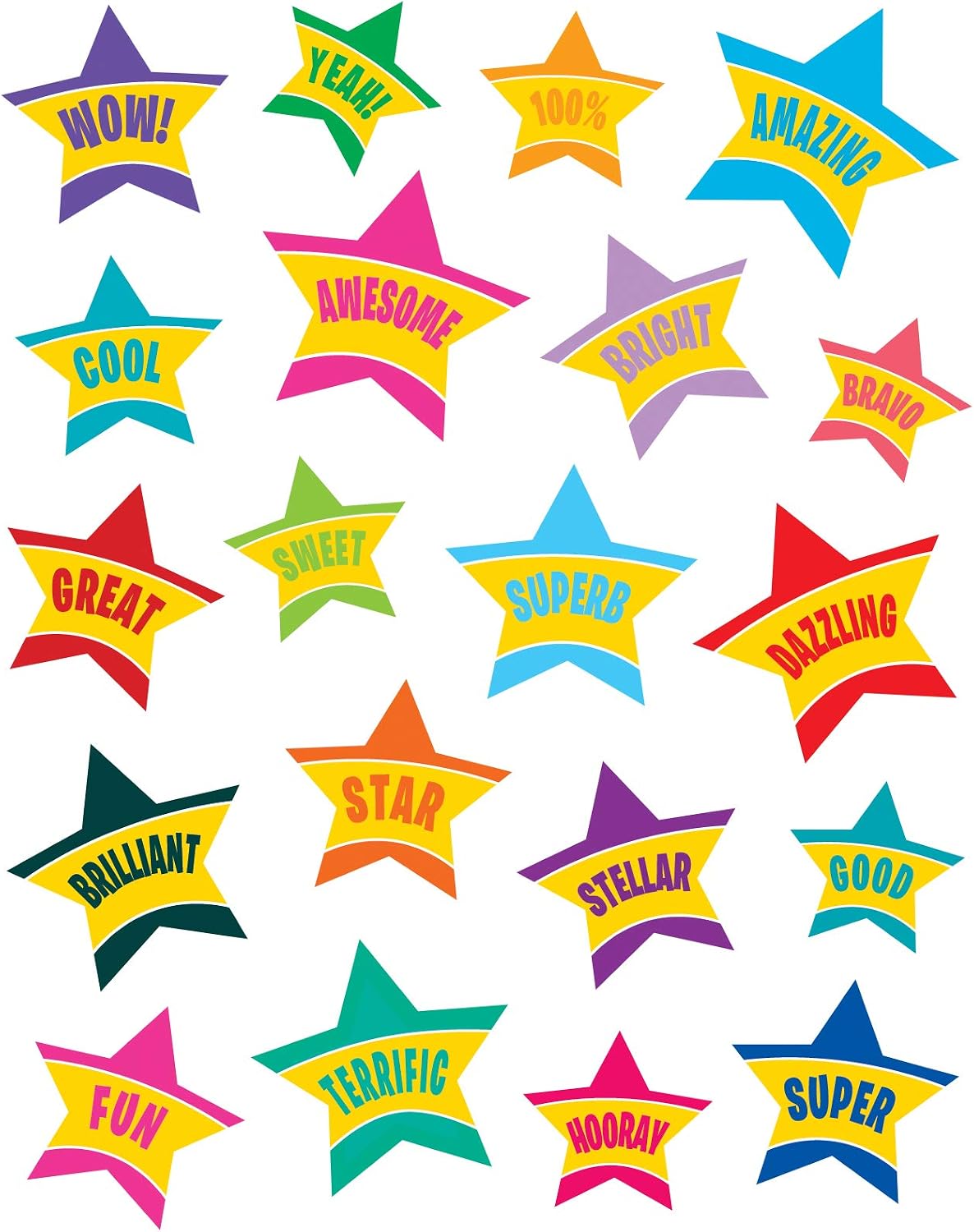 Amazon.com: Teacher Created Resources Star Rewards Stickers, Pack of 120